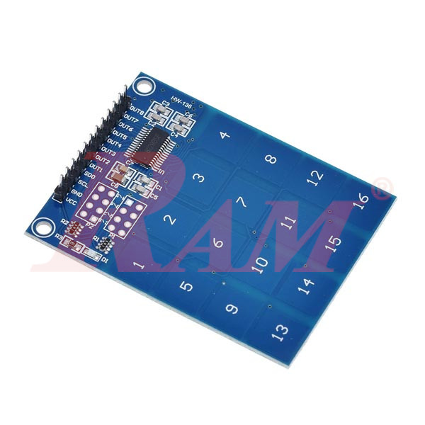 TTP229 - 16 Digital Capacitive Touch Sensor Switch Module | RAM Electronics website